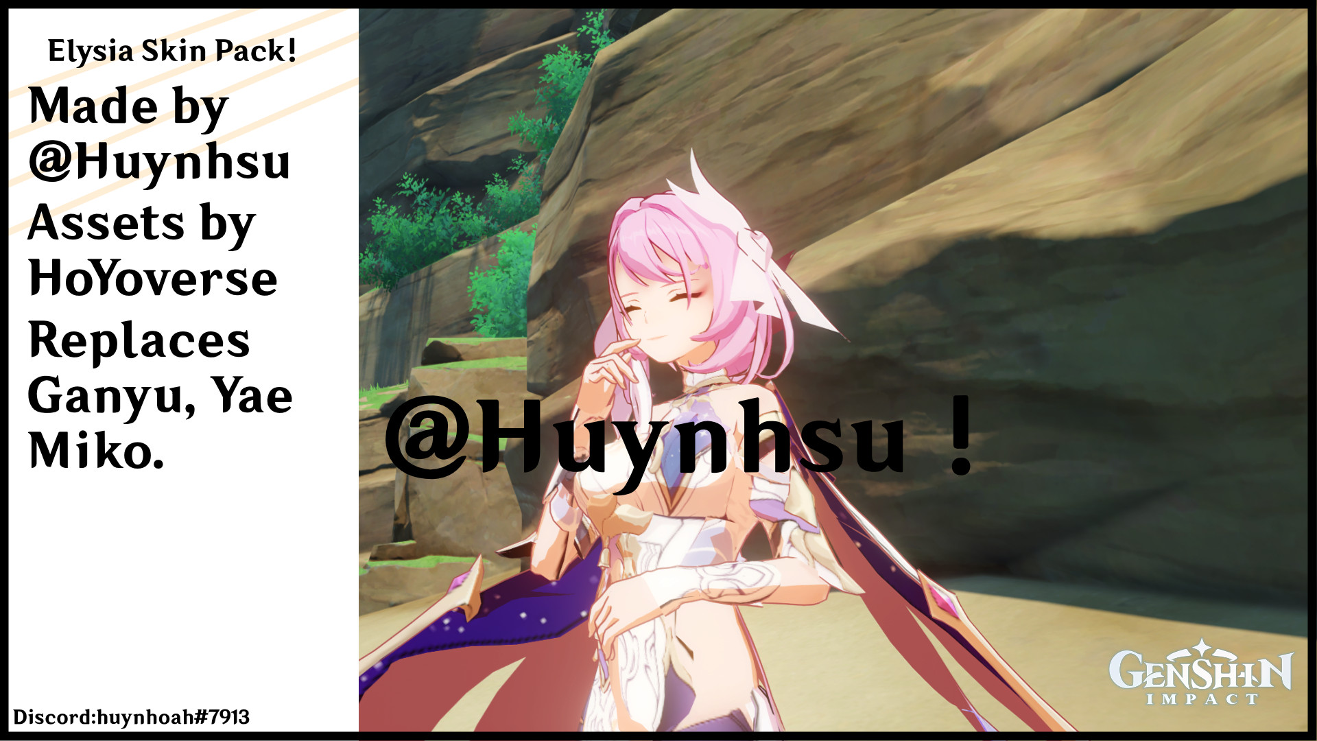 Elysia Skin Pack | Genshin Impact Mod for Genshin Impact | GI Mods