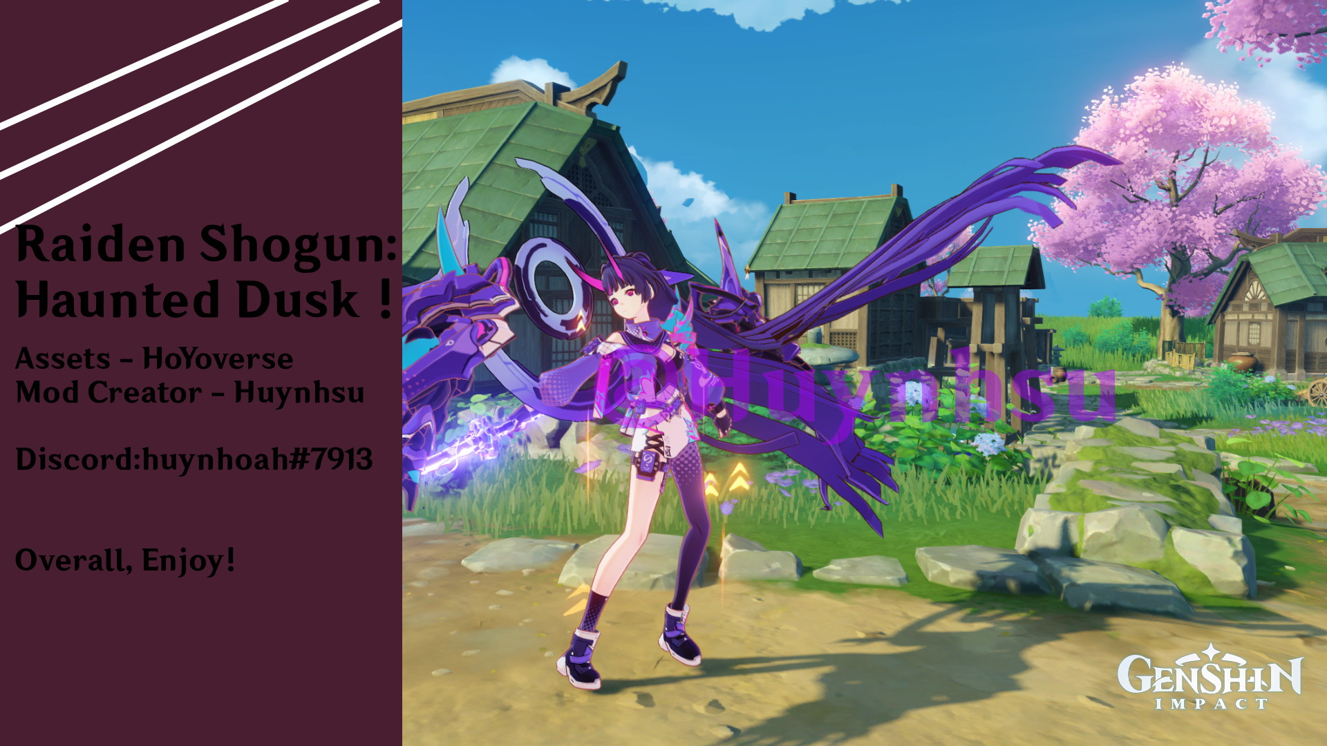 Raiden Haunted Dusk | Genshin Impact Mod for Genshin Impact | GI Mods