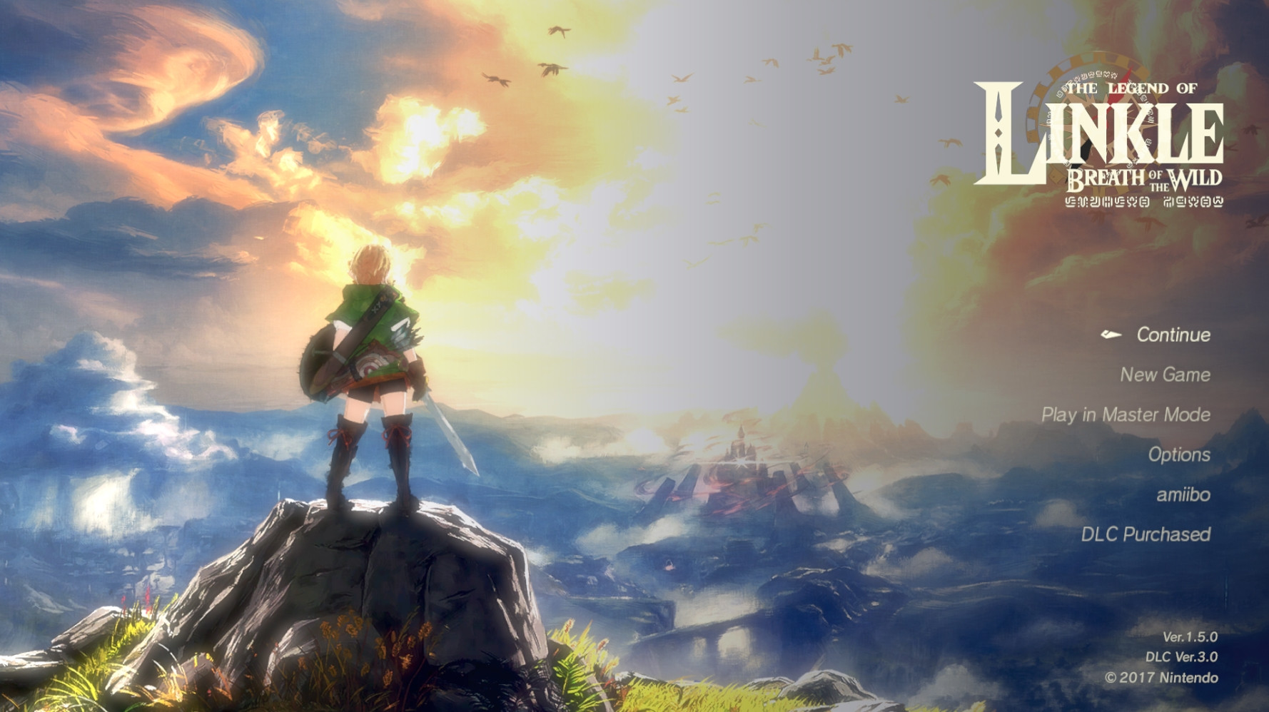 [LINKLE] Title Screen (natural) Mod for The Legend of Zelda: Breath of ...