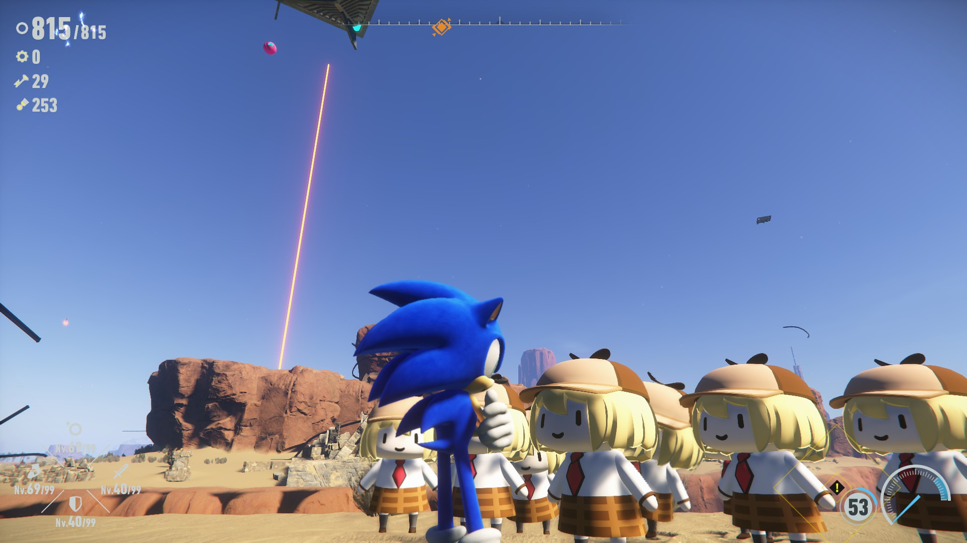 Smol Ame over Koco's Mod for Sonic Frontiers | Frontiers Mods