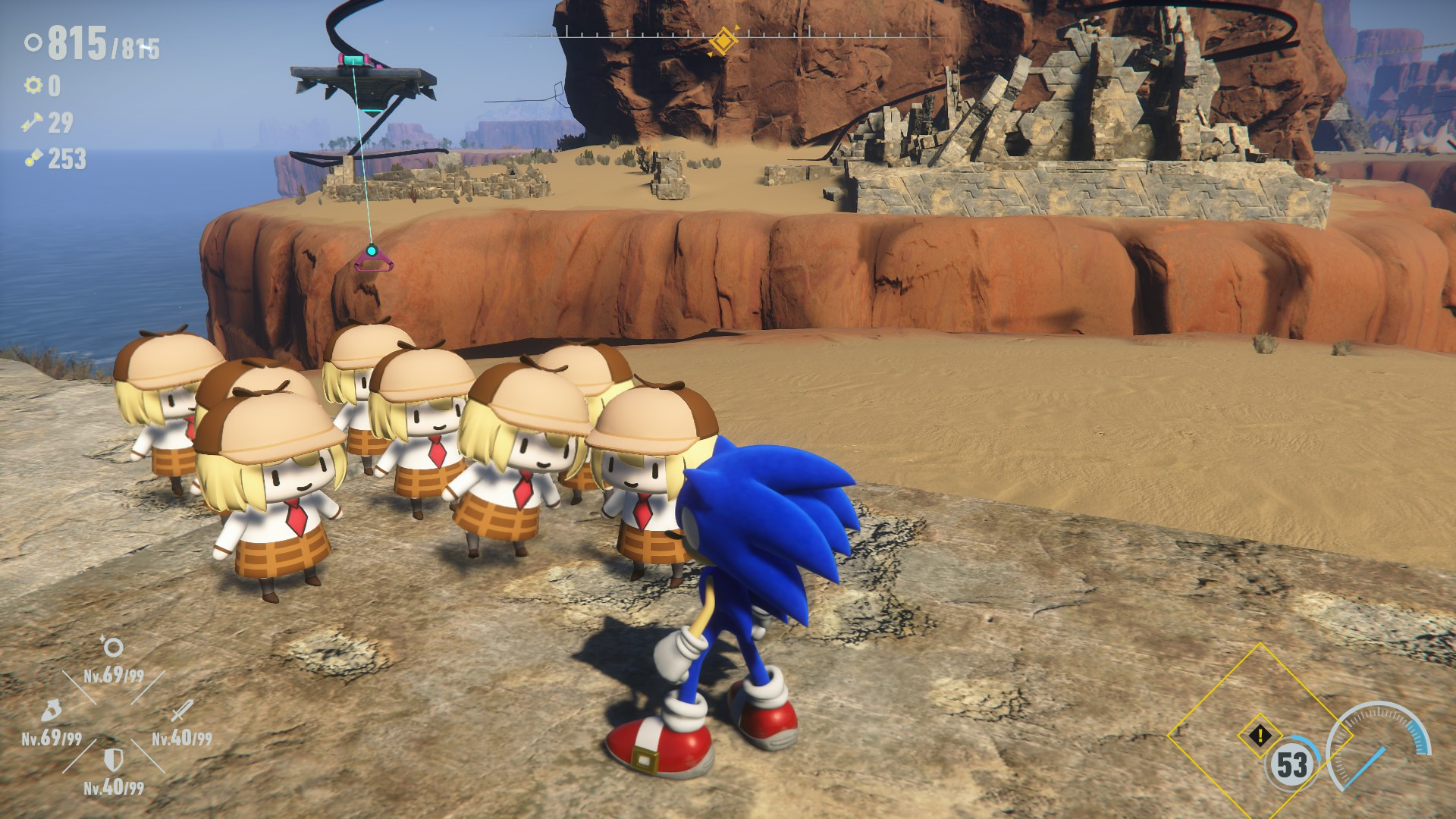 Smol Ame over Koco's Mod for Sonic Frontiers | Frontiers Mods