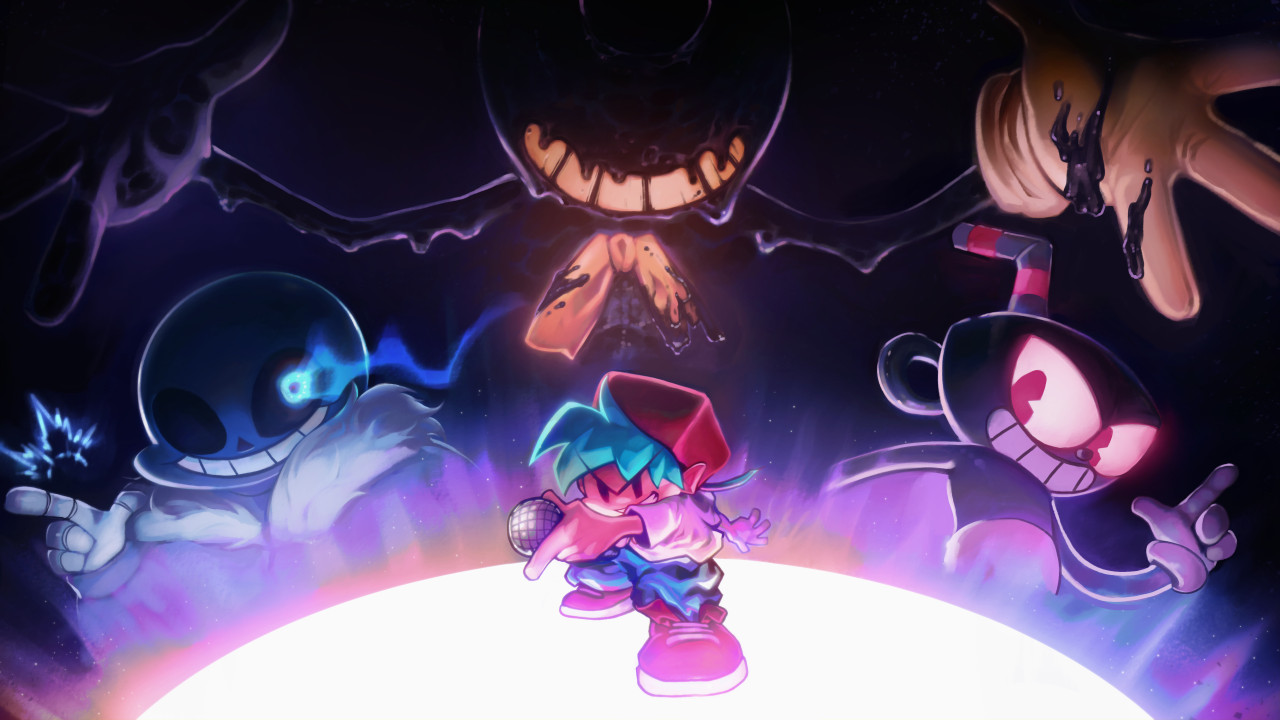 indie cross (with remaked sprites) Mod for Friday Night Funkin' | FNF Mods