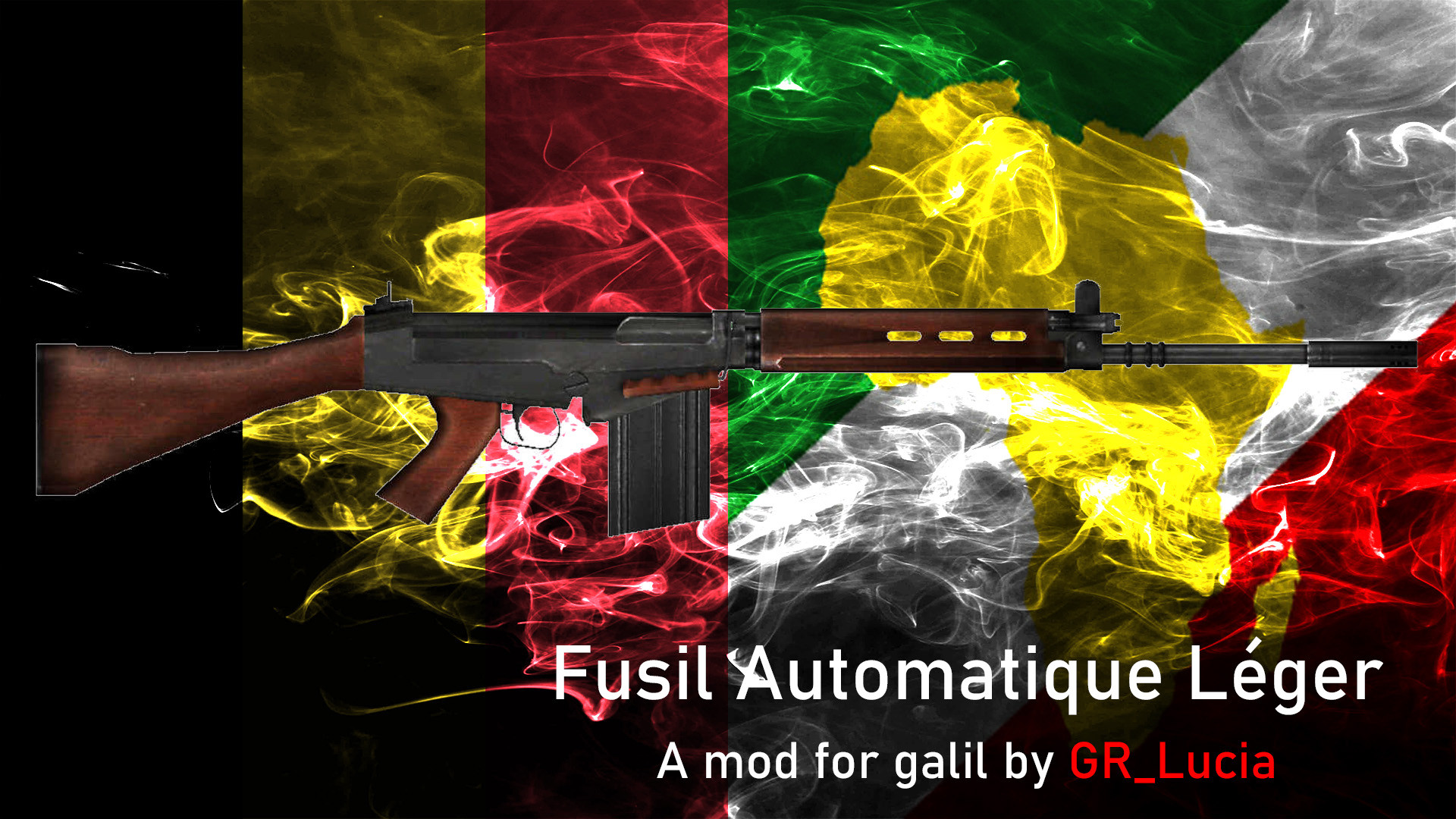 FN FAL On Lynx9810----African Militia [Counter-Strike 1.6] [Mods]