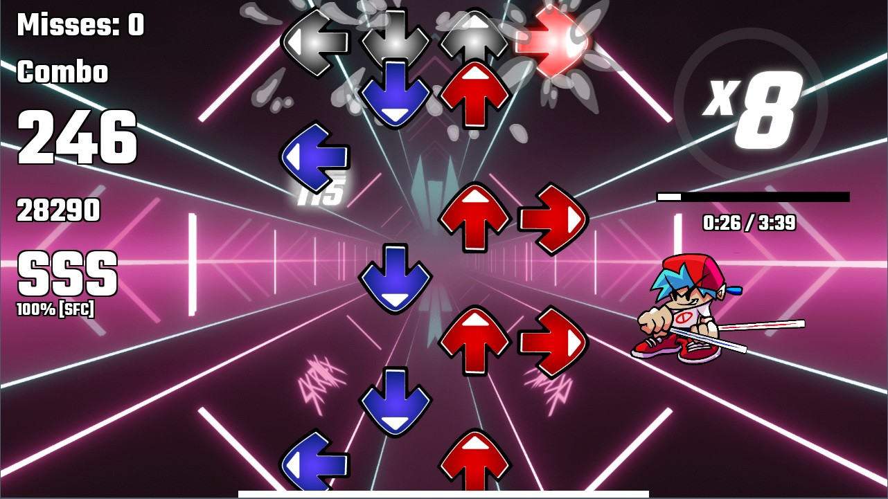 Funkin Saber Mod for Friday Night Funkin' | FNF Mods