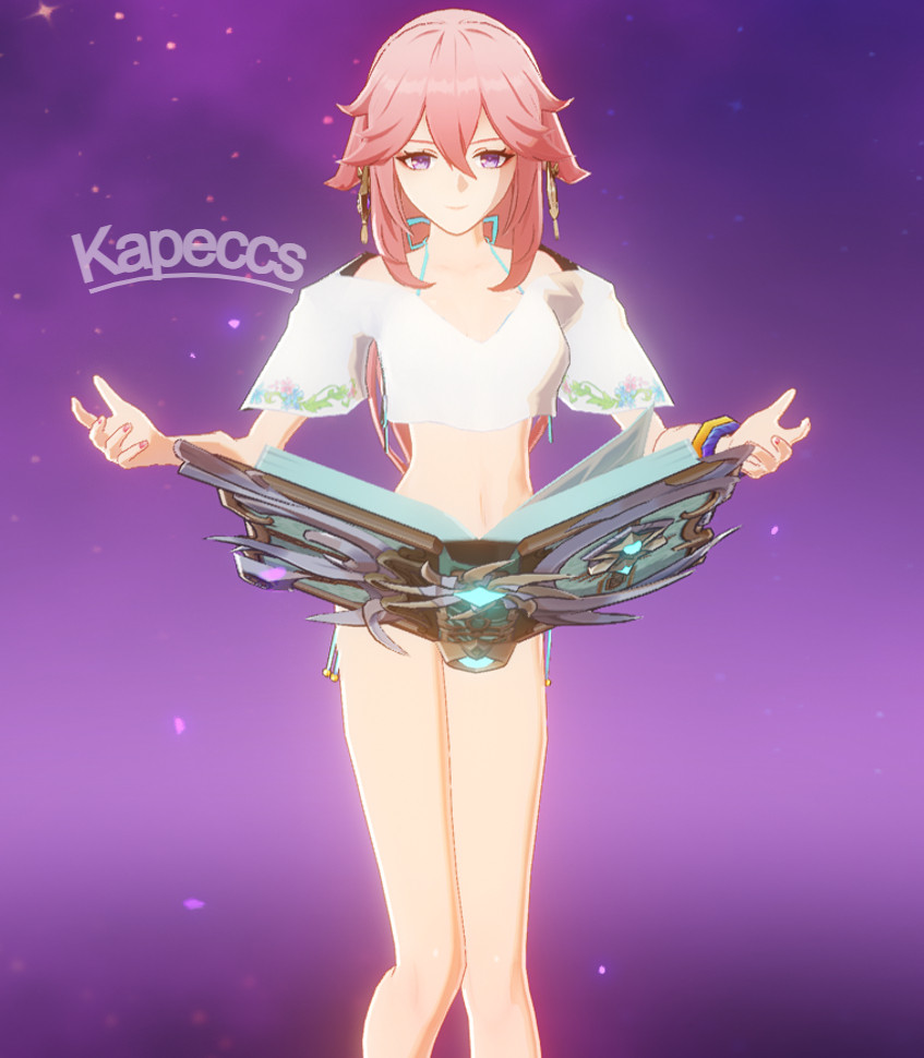 Summer-time YaeMiko Mod for Genshin Impact | GI Mods