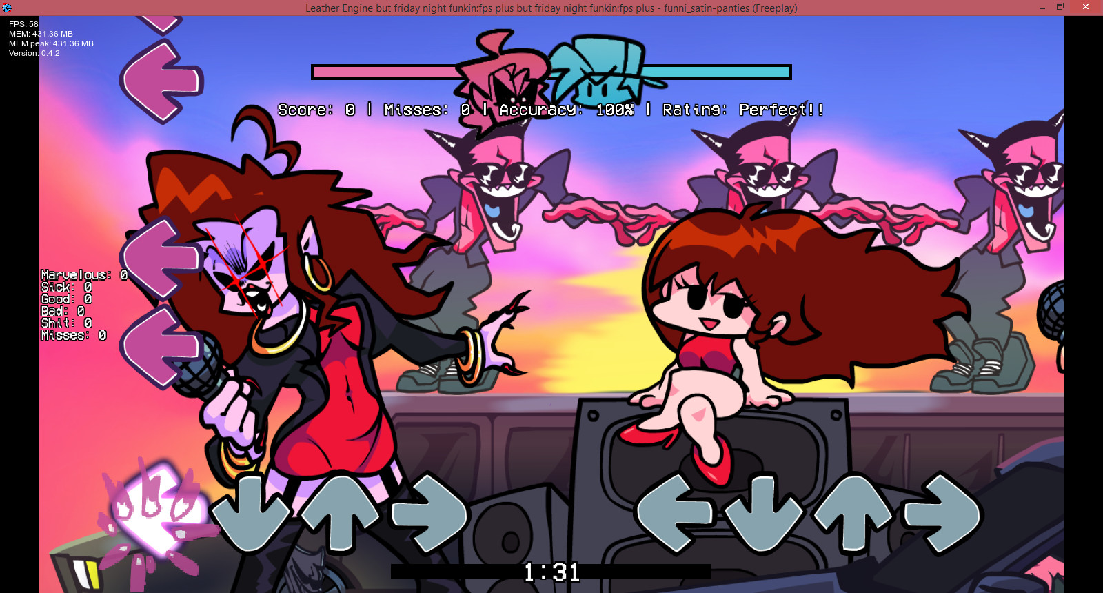 fnf but funni leather engine port demo Mod for Friday Night Funkin ...