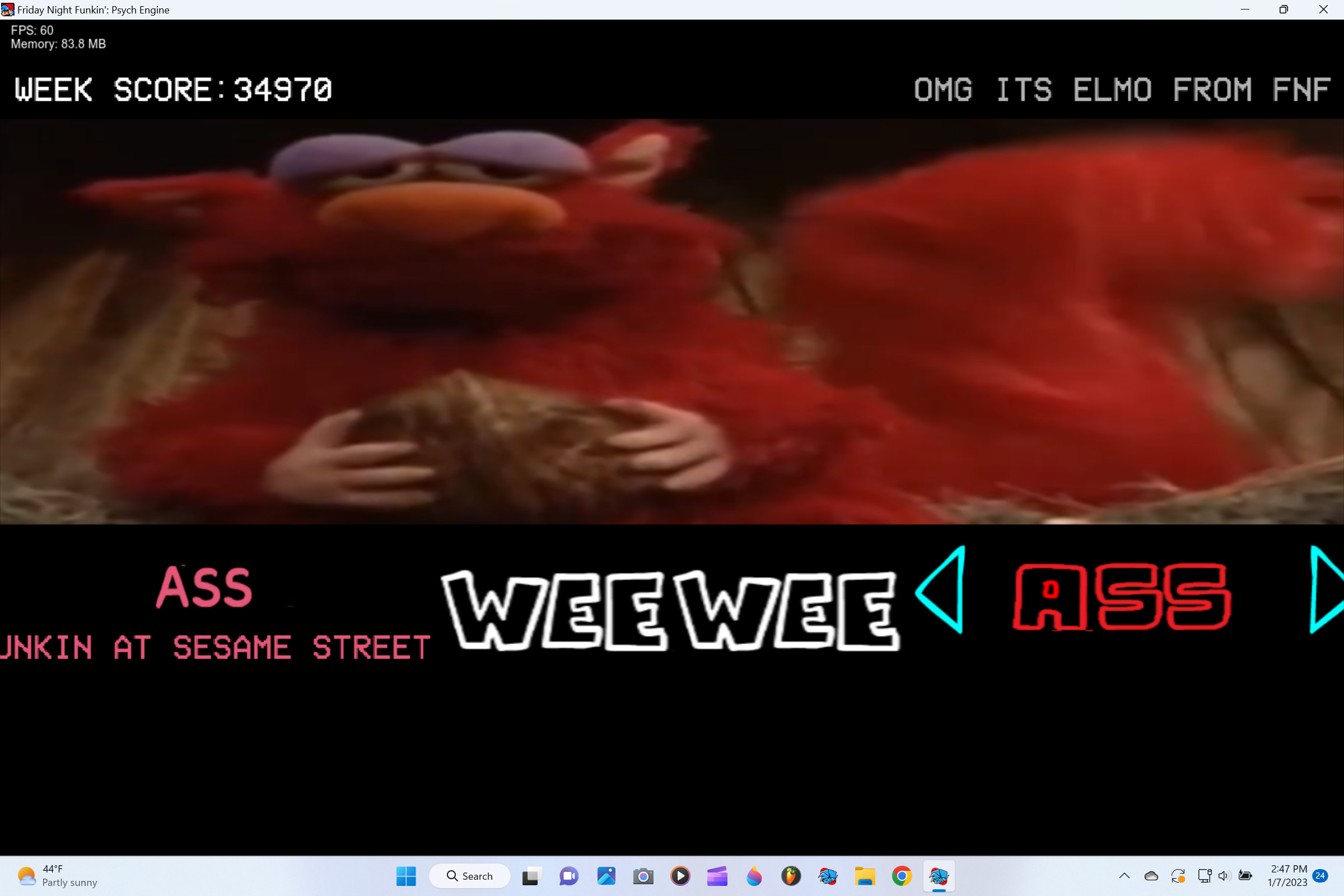 omg its elmo from fnf (V4!)[BTG EPIC JOKE MOD JAM] [Friday Night Funkin ...