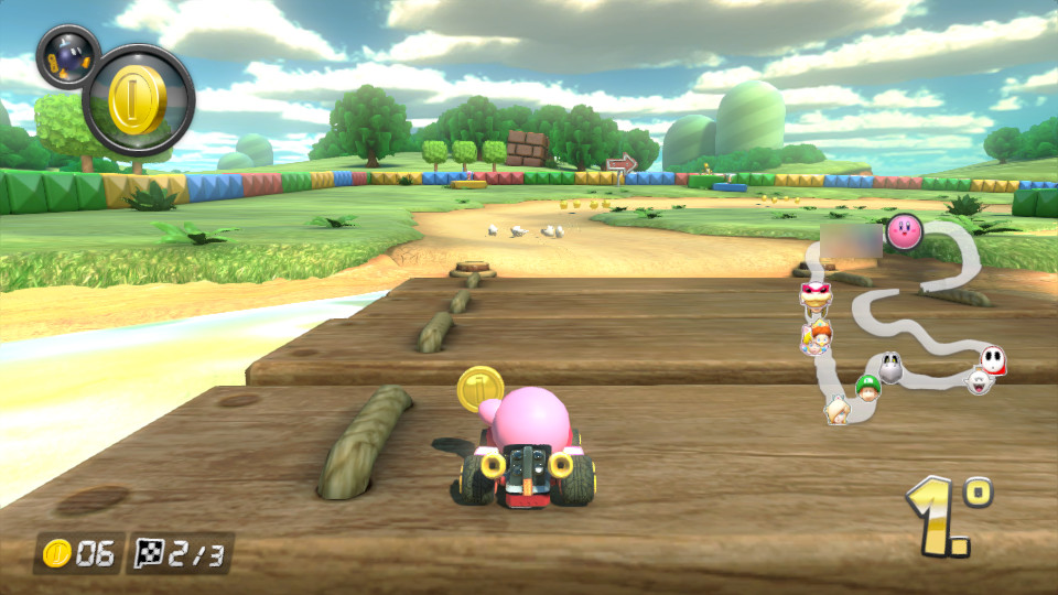 Kirby Icon UI (MK8/D style) Mod for Mario Kart 8 Deluxe | MK8D Mods