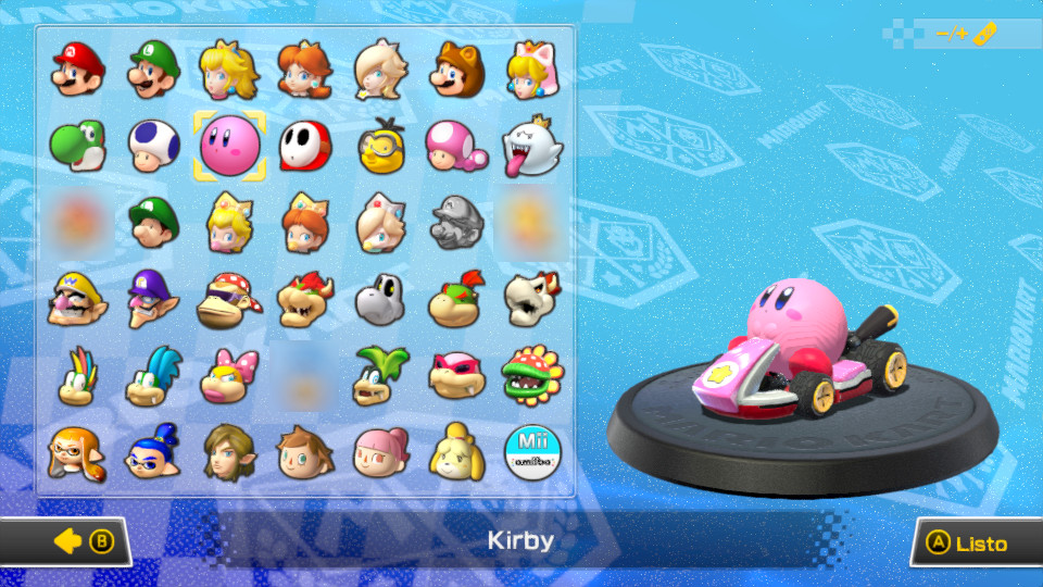 Kirby Icon UI (MK8/D style) Mod for Mario Kart 8 Deluxe | MK8D Mods