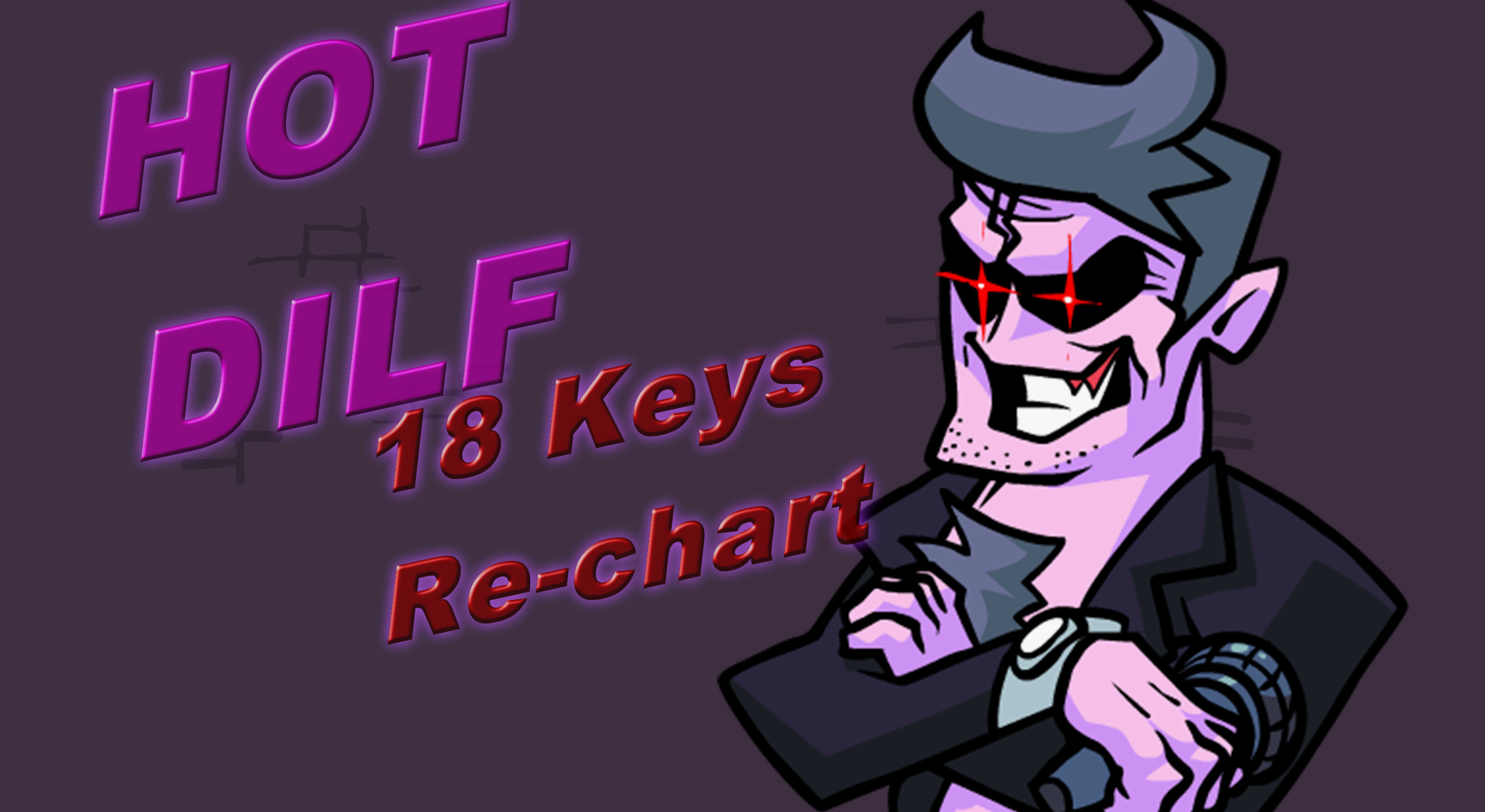 HOT-DILF But I Recharted It With 18K Mod for Friday Night Funkin' | FNF ...