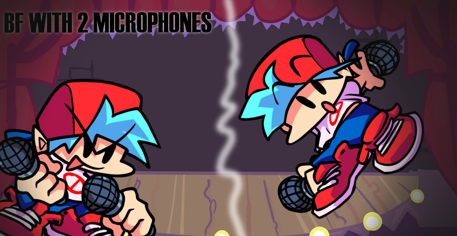 BOYFRIEND with 2 Microphones Mod for Friday Night Funkin' | FNF Mods