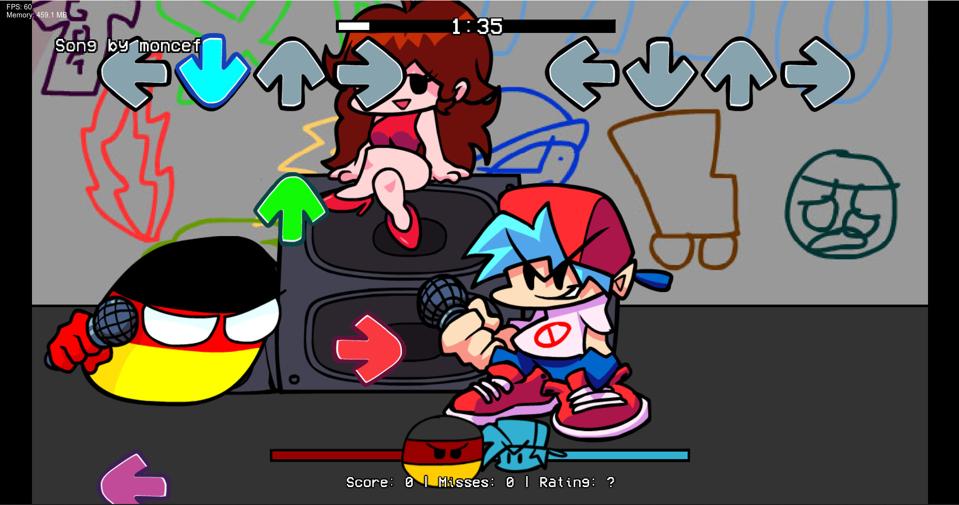 Vs Countryballs Mod for Friday Night Funkin' | FNF Mods