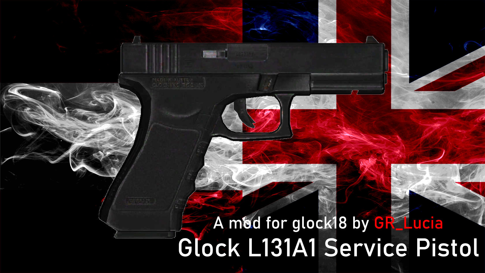 Glock L131A1 Service Pistol Mod for Counter-Strike 1.6 | CS1.6 Mods