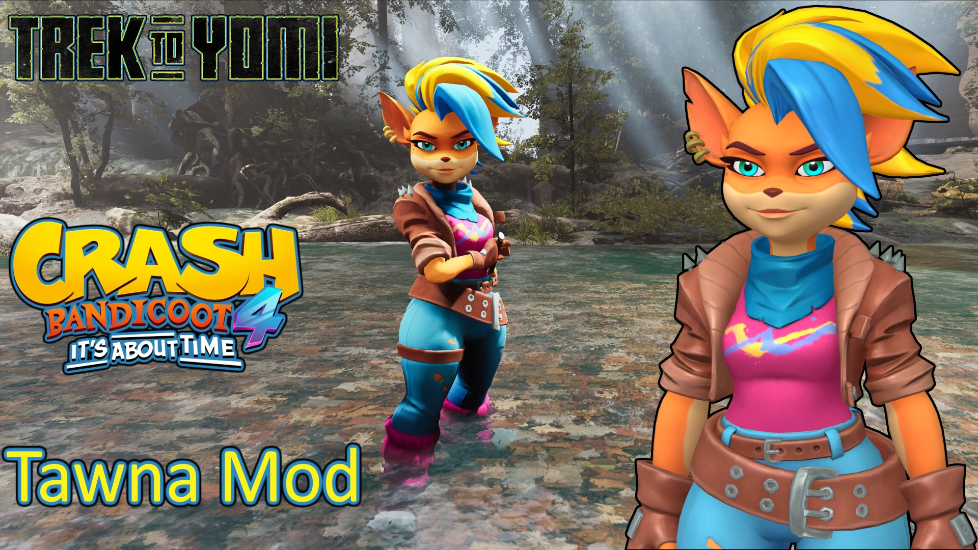 Trek to Yomi Crash Bandicoot 4 Tawna Mod [Trek to Yomi] [Mods]