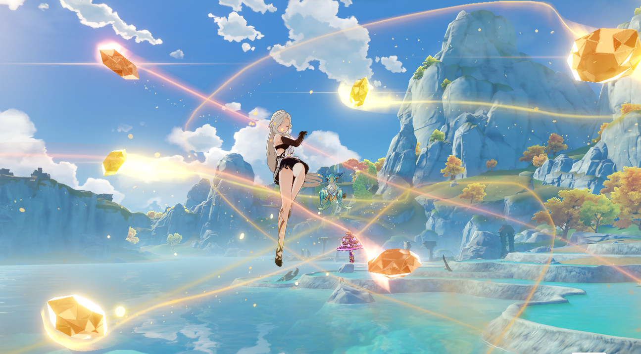 Ningguang(Gold Leaf) replaced by Signora 1.0 Mod for Genshin Impact ...