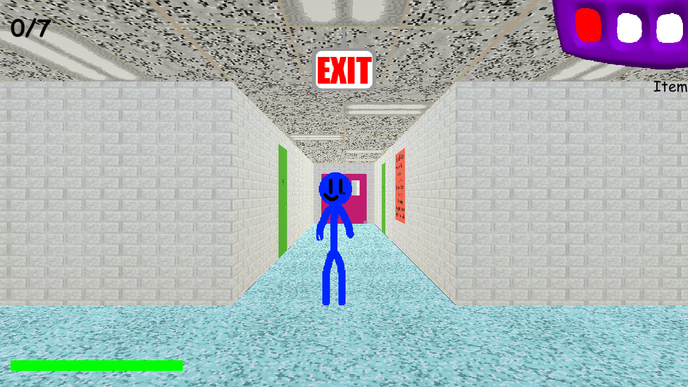 Blue's Basics in Algicosathlon Mod for Baldi's Basics | Baldi Mods