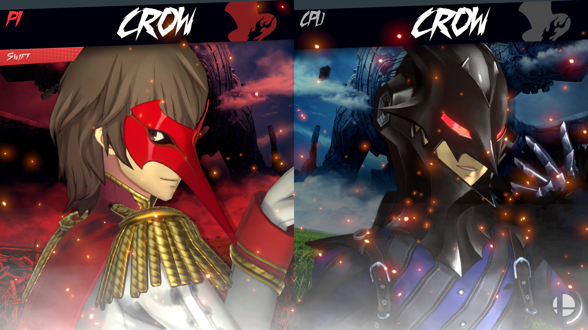 Crow + Black Mask Mod for Super Smash Bros. Ultimate | SSBU Mods