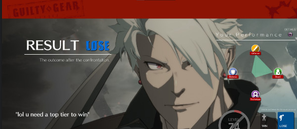 Dumbbell Nan Kilo Moteru op Over Win screen Mod for GUILTY GEAR -STRIVE ...