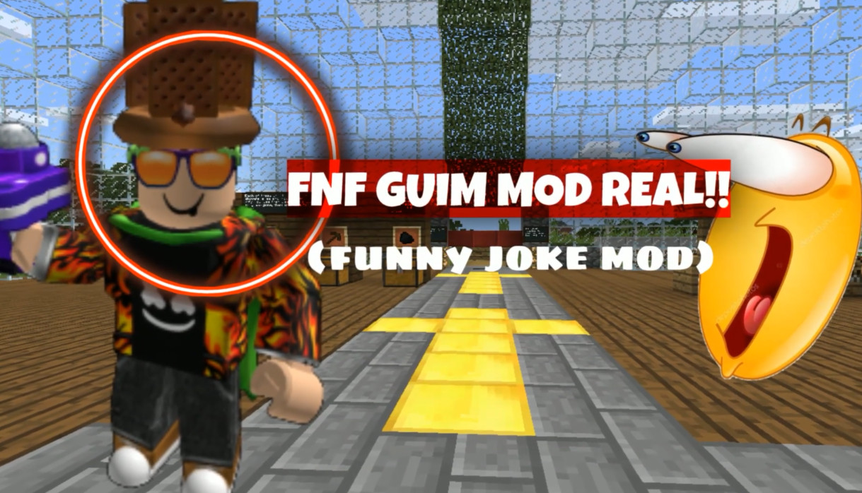 fnf guim mod funny (joke mod) V2 [Friday Night Funkin'] [Mods]