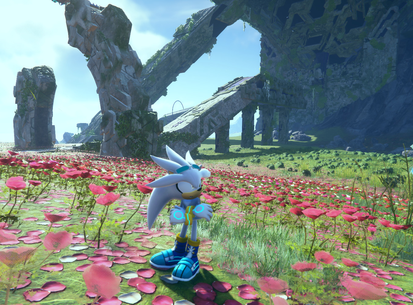 Authentic Silver Frontiers (Floating Physics) Mod for Sonic Frontiers ...