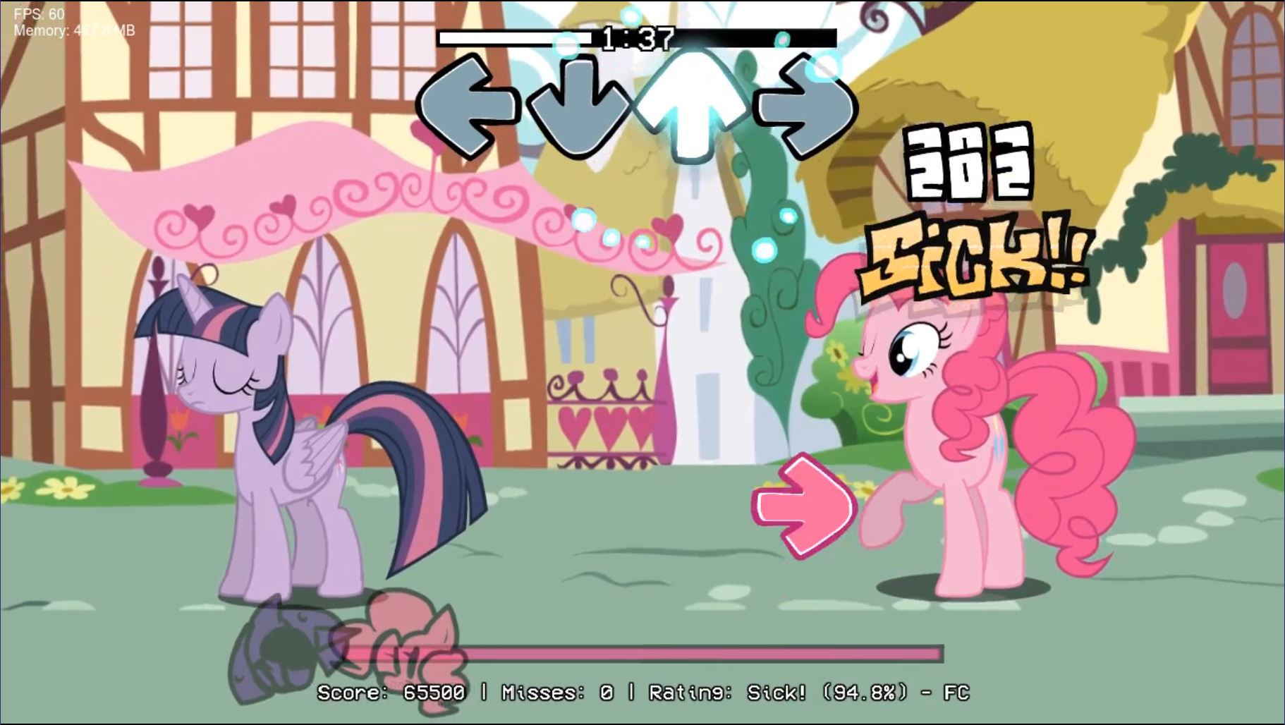 VS SONIC.EXE FNF but it's Pinkie Pie VS Twilight Mod for Friday Night ...