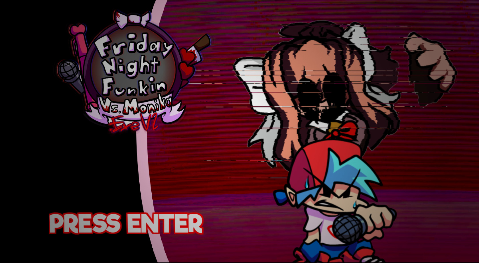 VS Monika.EXE V2 Mod for Friday Night Funkin' | FNF Mods