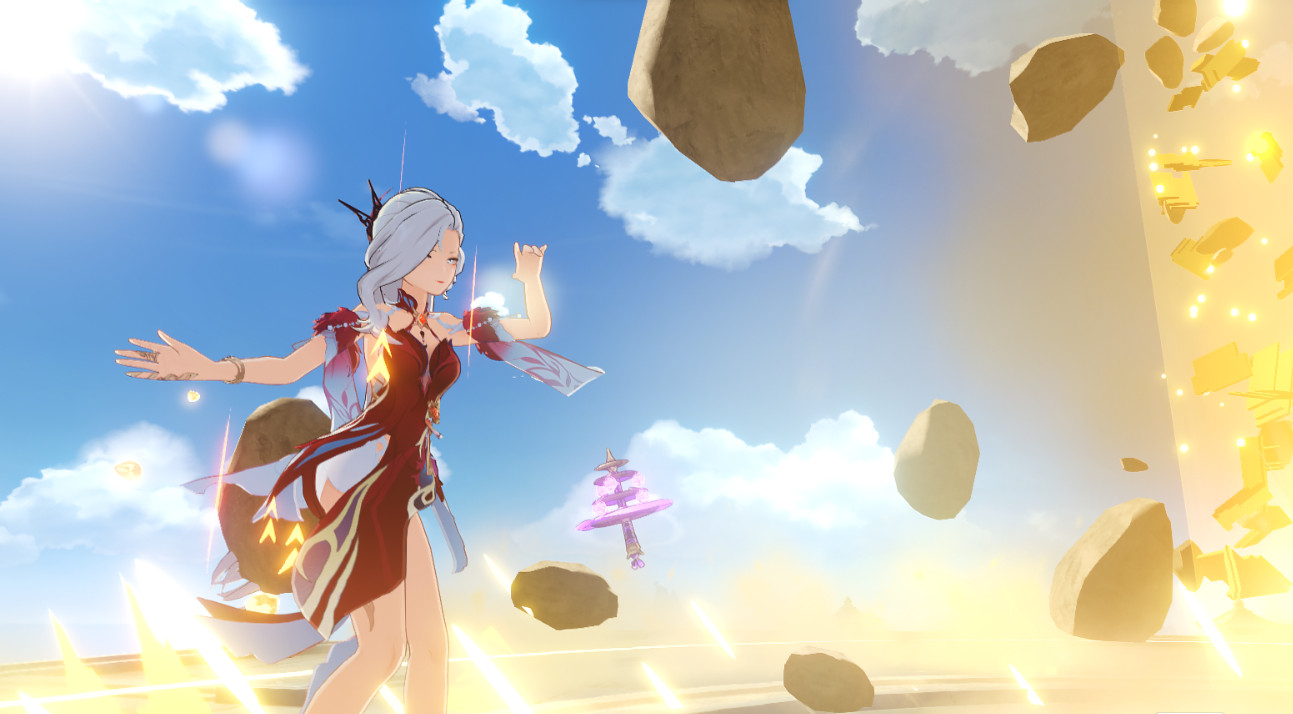 Ningguang replaced by Fancy Dress Signora Mod for Genshin Impact | GI Mods