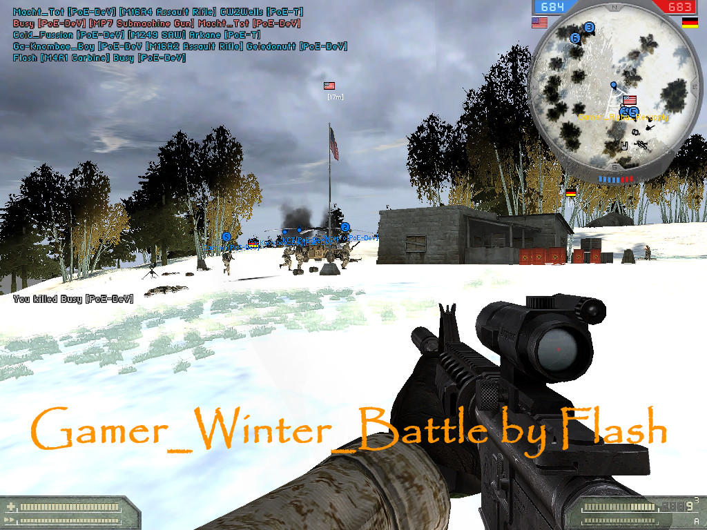 Gamer Winter Battle by Flash Mod for Battlefield 2 | BF2 Mods