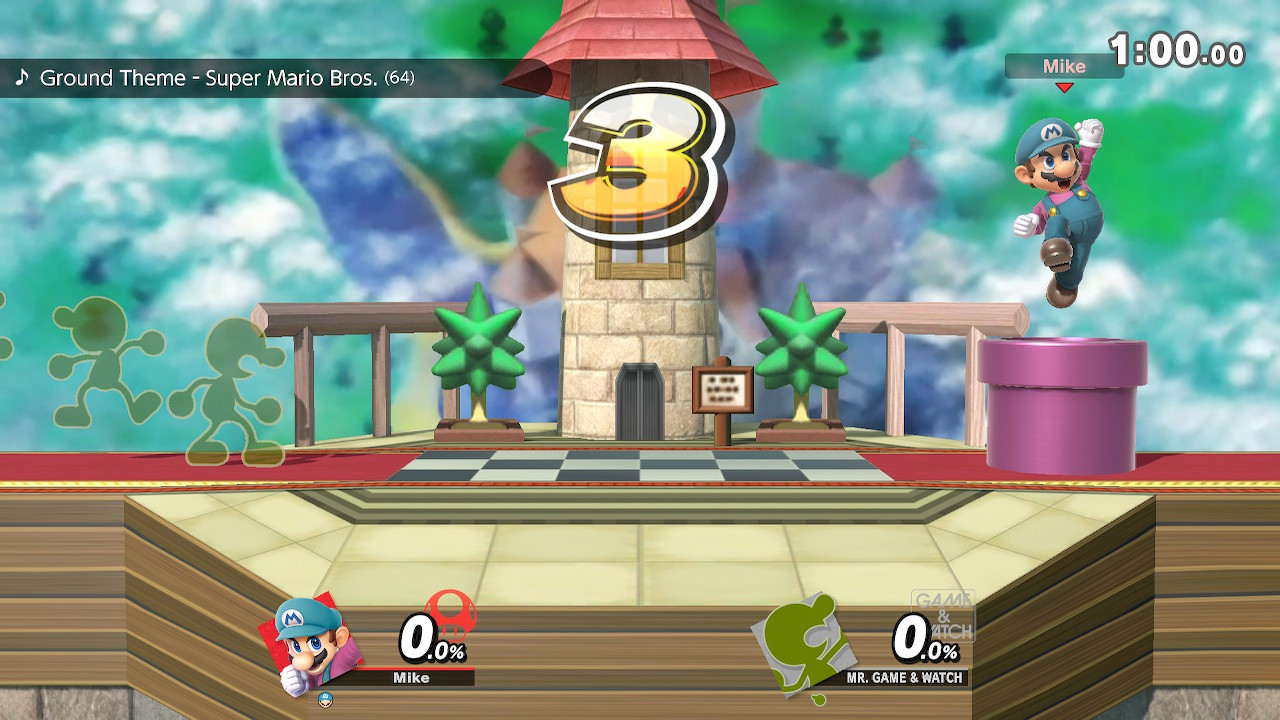 Costume Dependent Pipes for Mario [Super Smash Bros. Ultimate] [Mods]