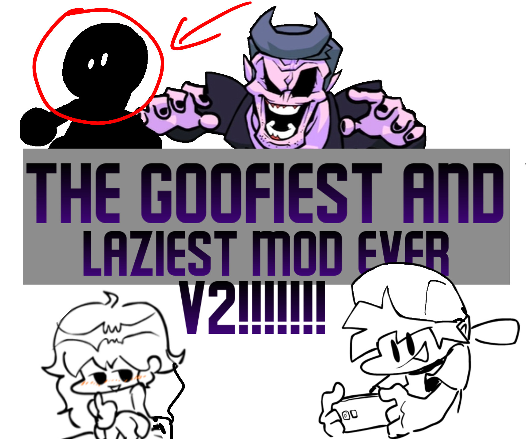 the goofiest and laziest mod ever V2!!!! Mod for Friday Night Funkin ...