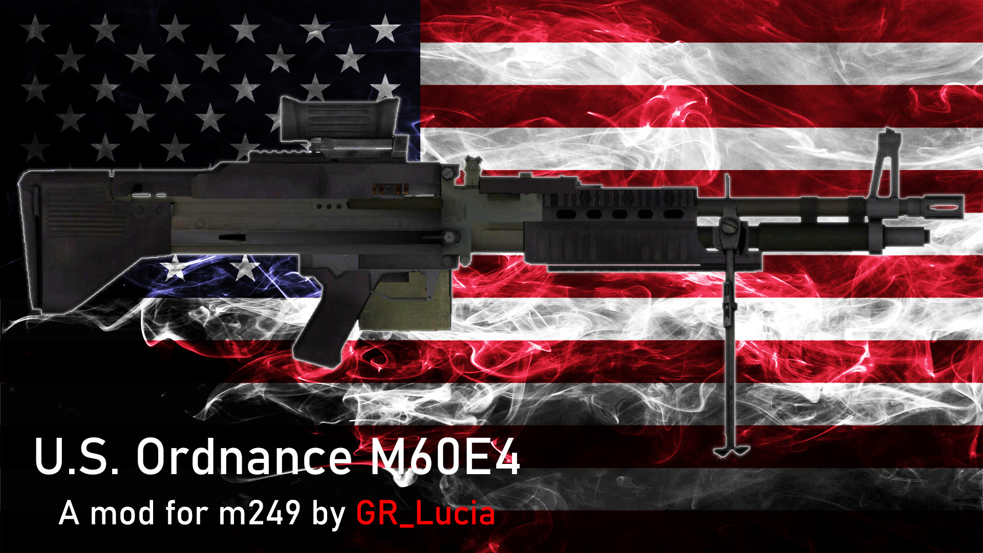 DICE's M60E4 on SlaYeR5530's Animation [Counter-Strike 1.6] [Mods]