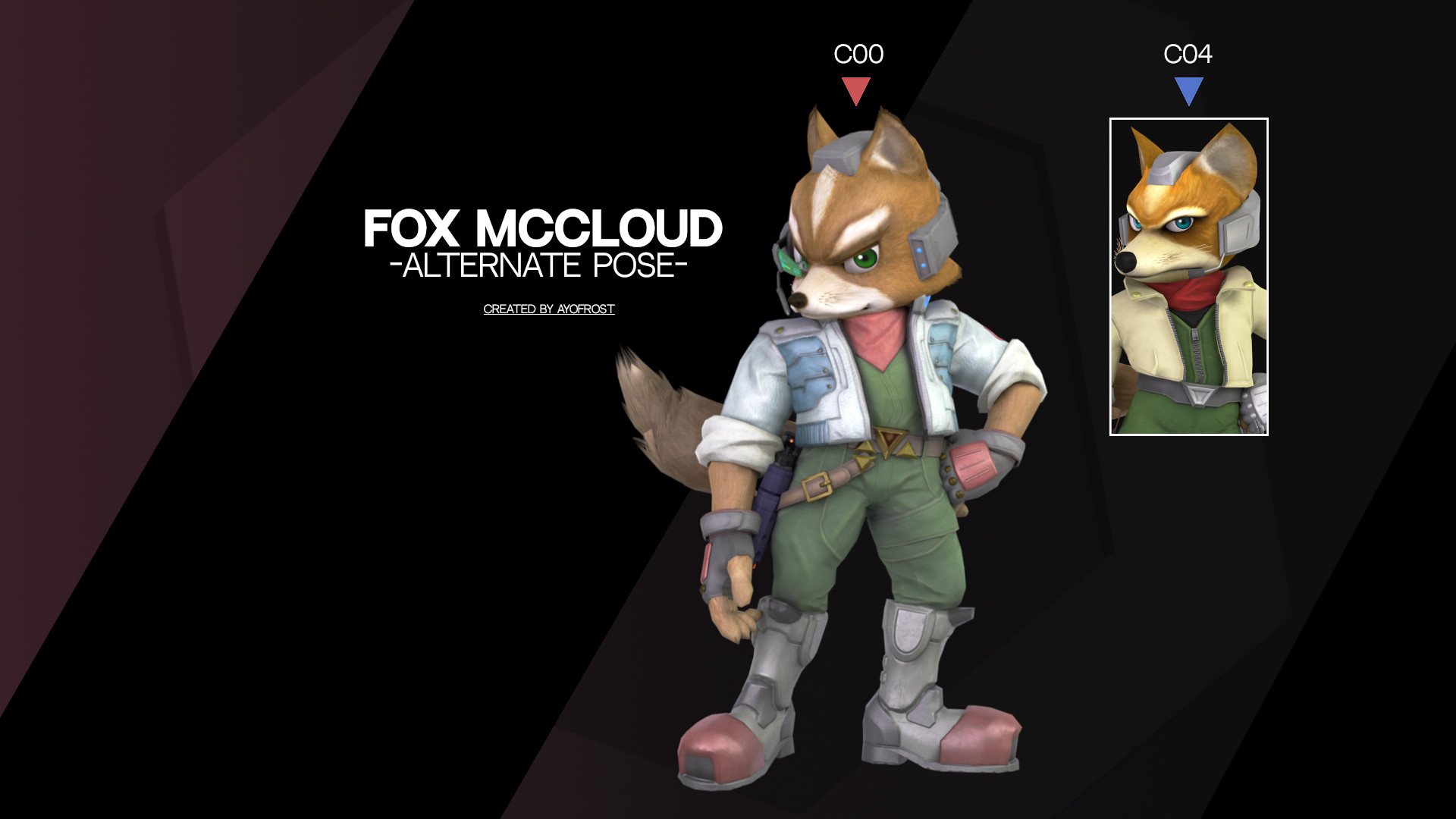 Melee Fox Inspired Pose [Super Smash Bros. Ultimate] [Mods]