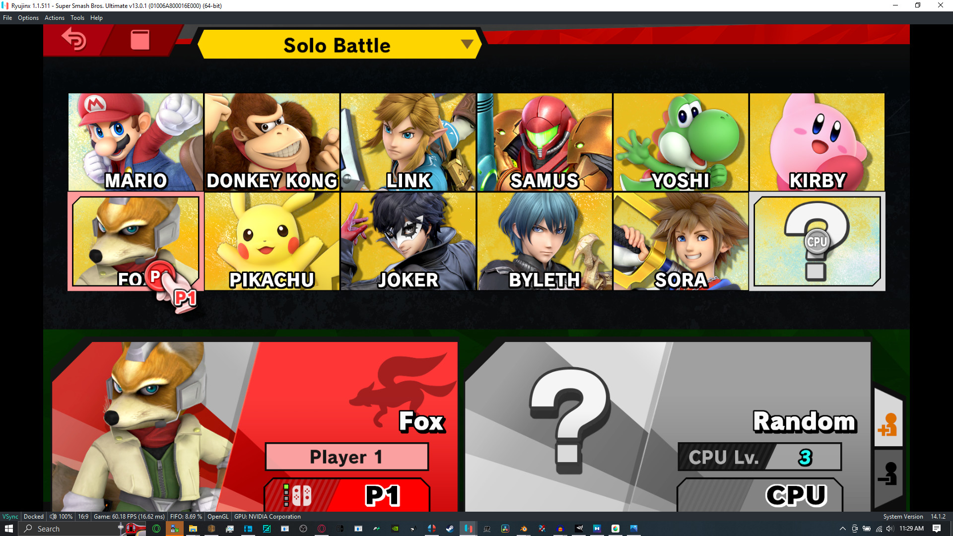 Melee Fox Inspired Pose Mod for Super Smash Bros. Ultimate | SSBU Mods