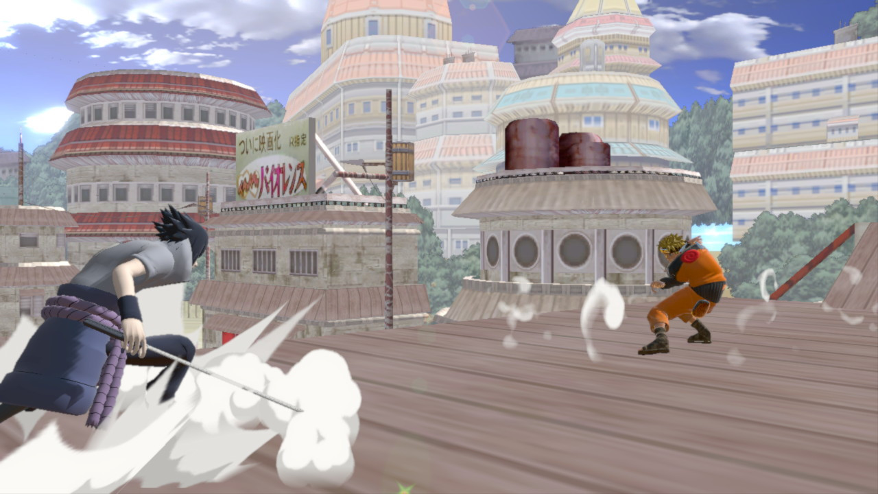 Hidden Leaf Village Over Rathalos Boss Stage Mod for Super Smash Bros ...