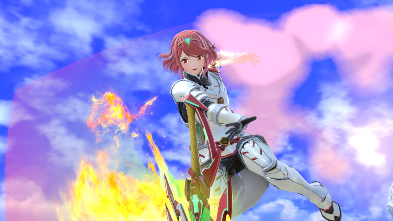 Smoldering Pyra and Silvercoat Mythra Mod for Super Smash Bros ...
