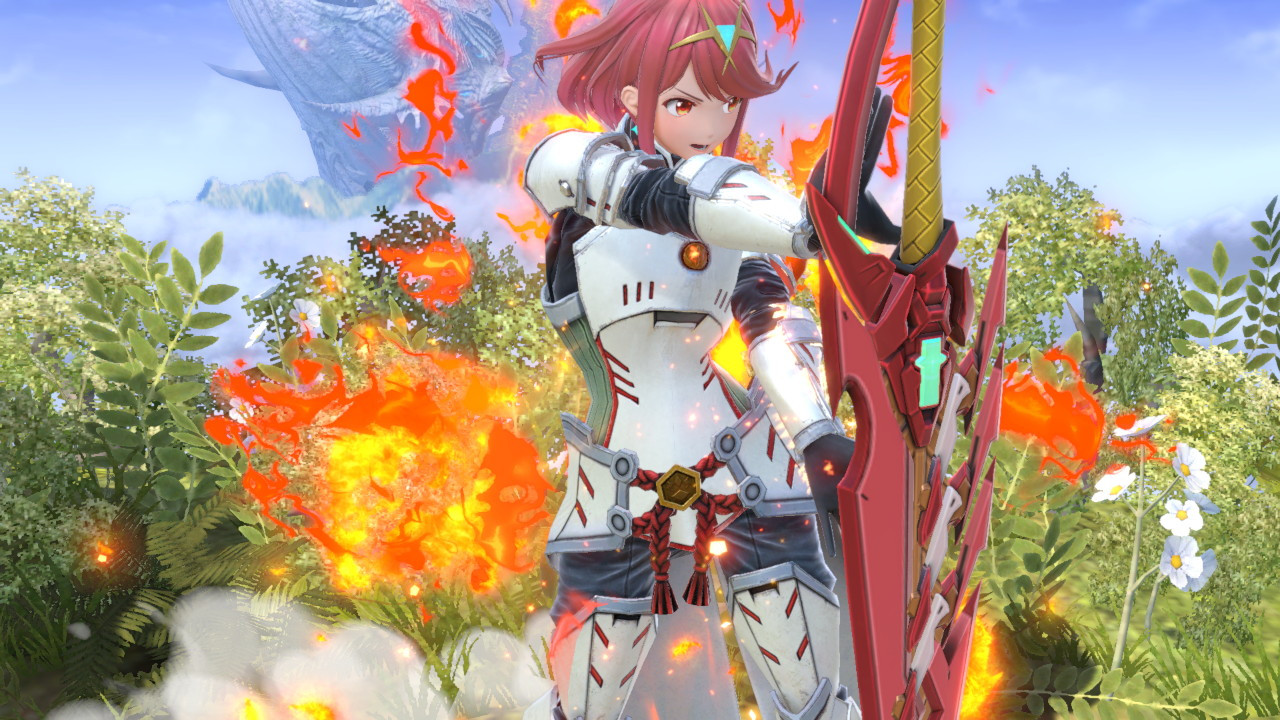 Smoldering Pyra and Silvercoat Mythra Mod for Super Smash Bros ...