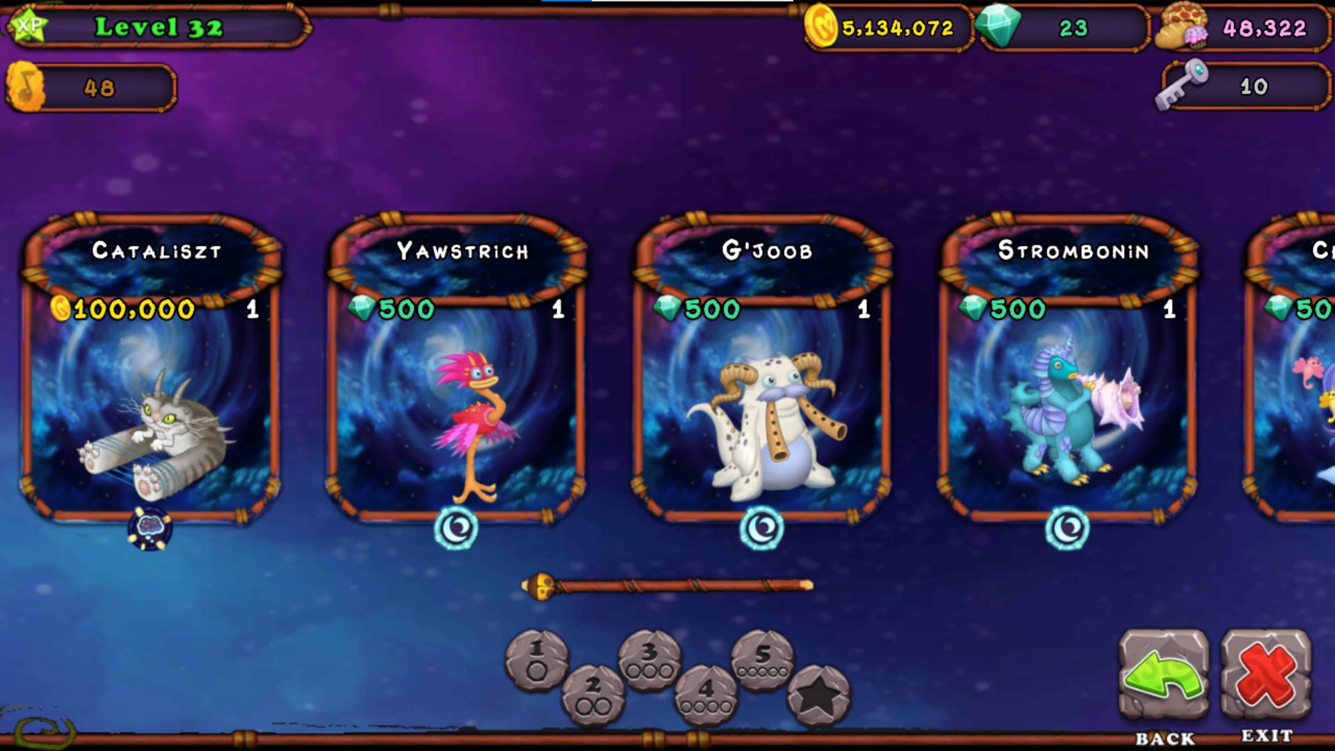 Galaxy Themed Gui [My Singing Monsters] [Mods]