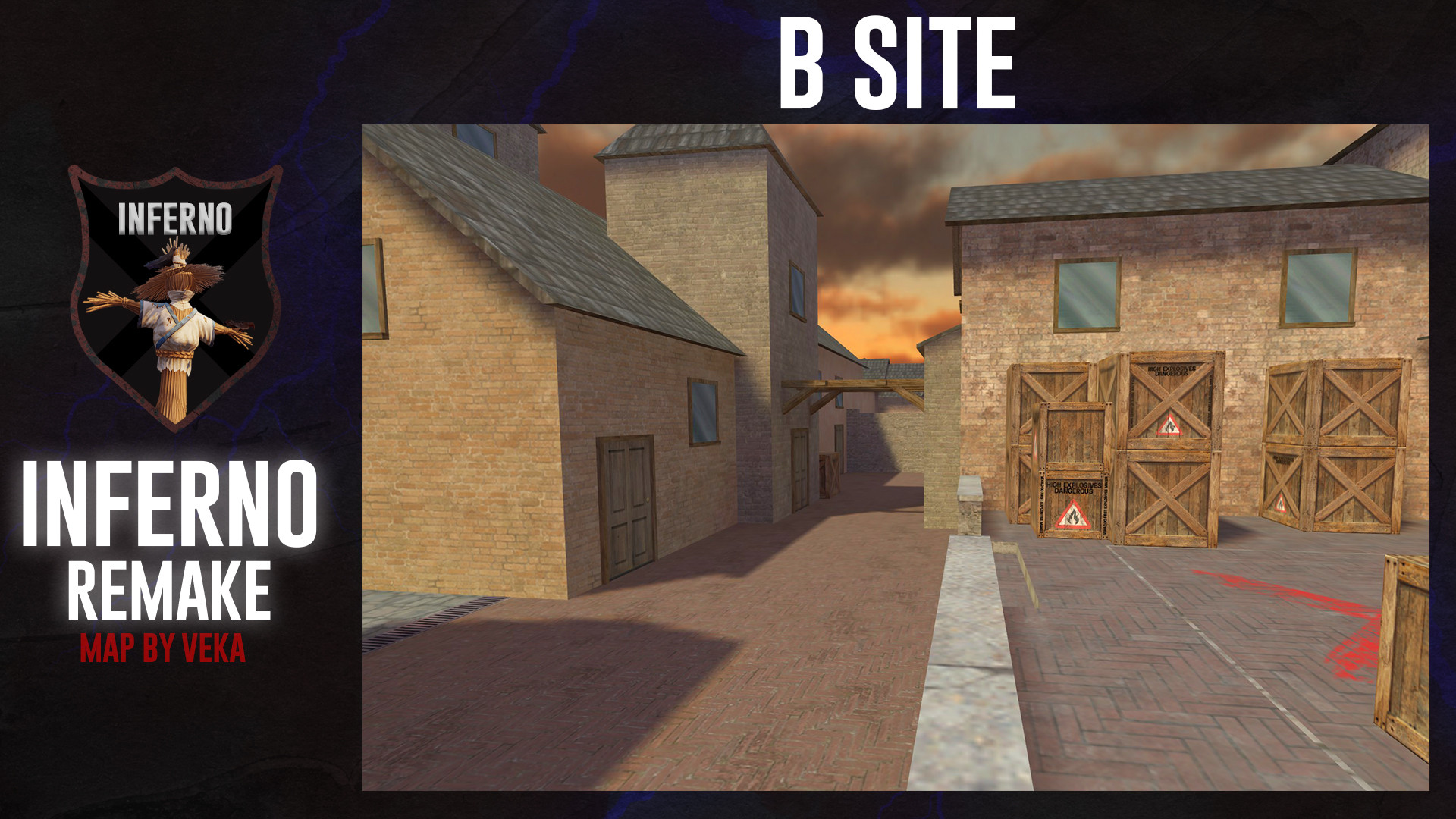 de_inferno_remake Mod for Counter-Strike 1.6 | CS1.6 Mods