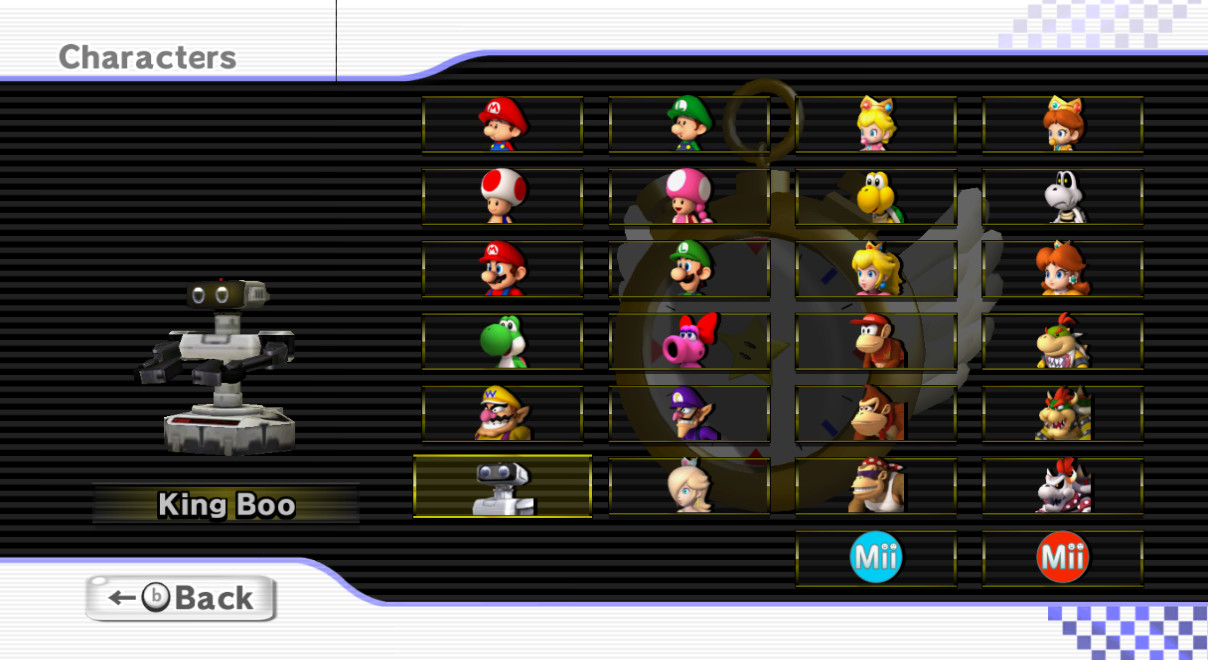 R.O.B. (King Boo) Mod for Mario Kart Wii | MKWii Mods