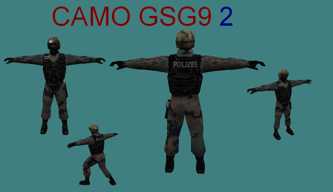 Camo GSG9 Mod for Counter-Strike 1.6 | CS1.6 Mods