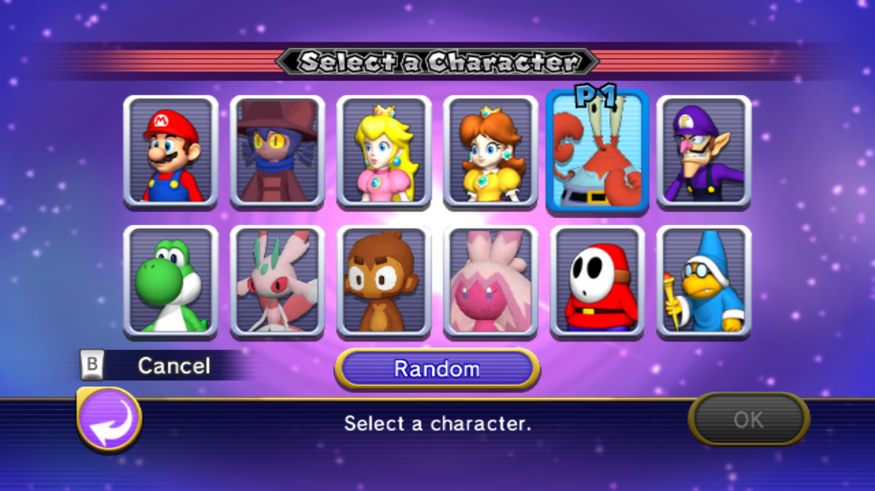 Mr. Krabs Mod for Mario Party 9 | MP9 Mods