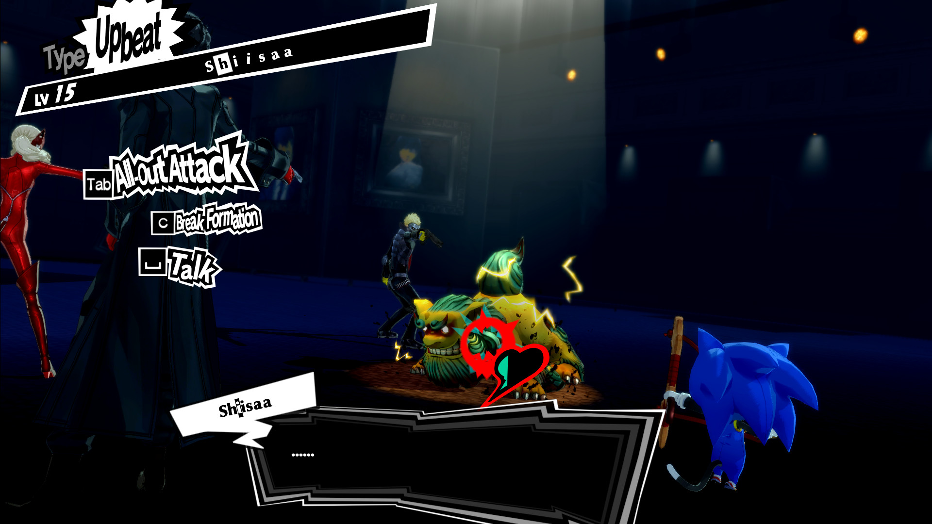 Sonic Morgana Mod for Persona 5 Royal (PC) | P5R (PC) Mods