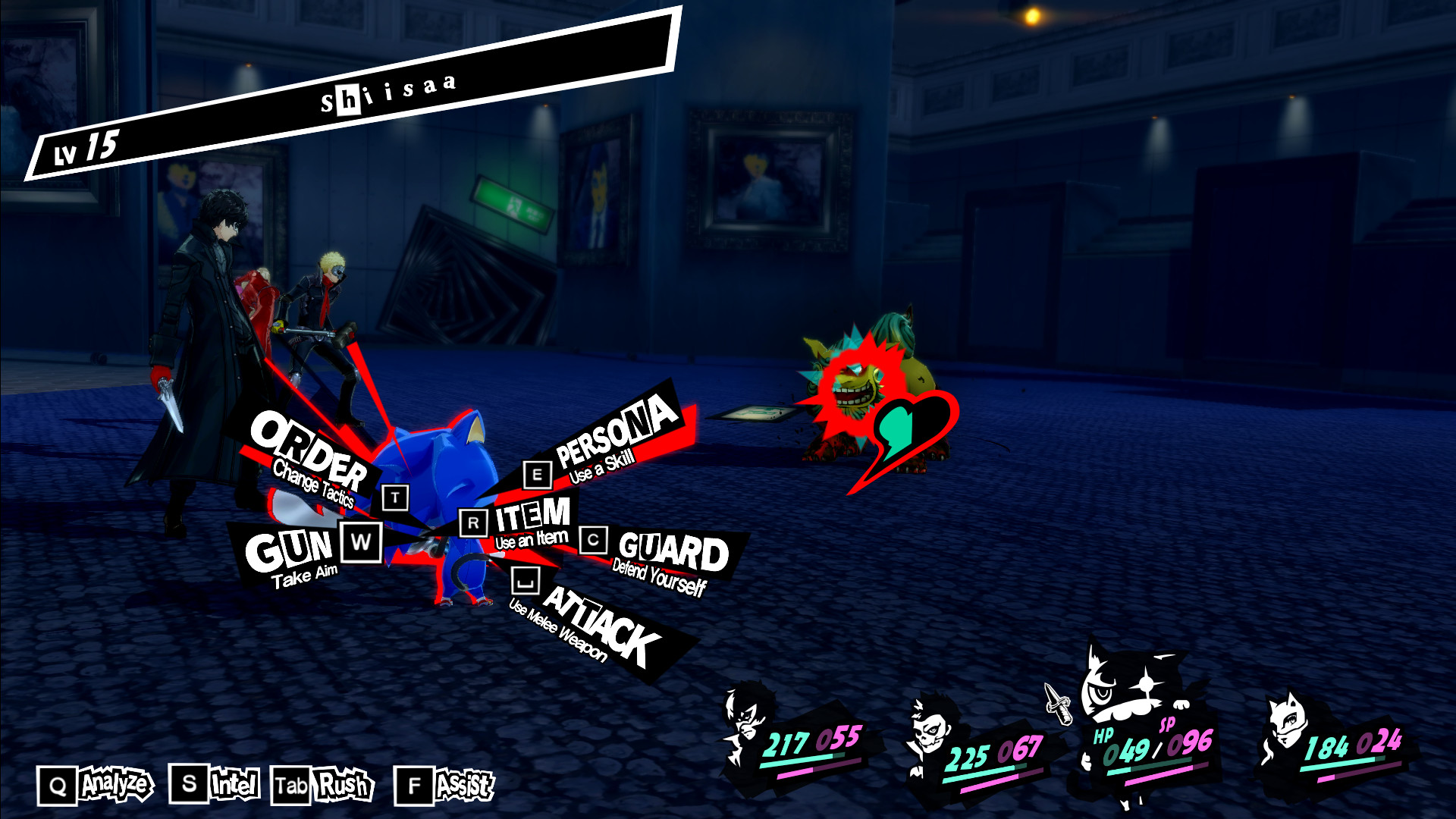 Sonic Morgana Mod for Persona 5 Royal (PC) | P5R (PC) Mods