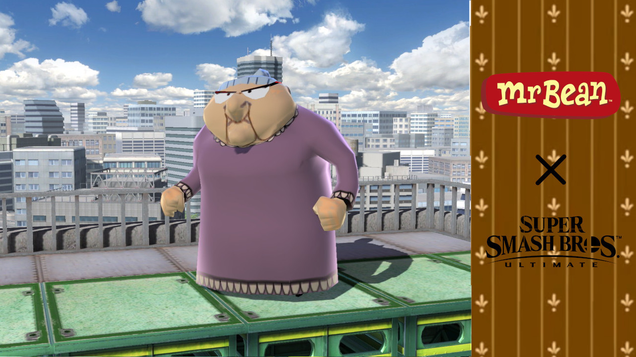 Mrs. Wicket (New Model) [Mr. Bean] Mod for Super Smash Bros. Ultimate ...