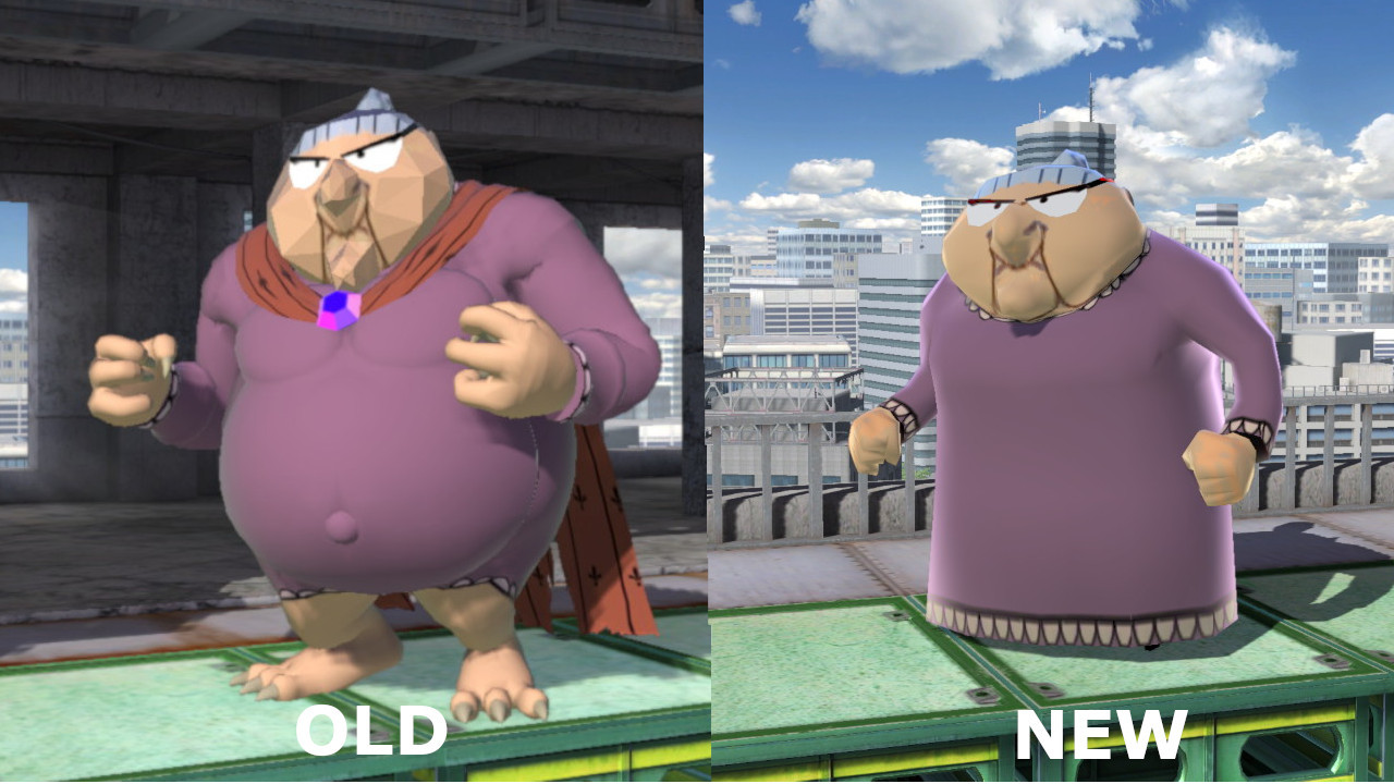 Mrs. Wicket (New Model) [Mr. Bean] Mod for Super Smash Bros. Ultimate ...