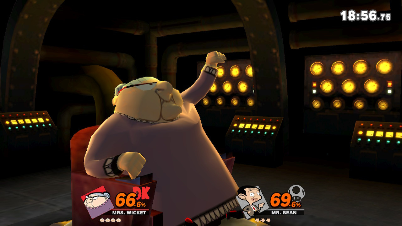 Mrs. Wicket (New Model) [Mr. Bean] Mod for Super Smash Bros. Ultimate ...