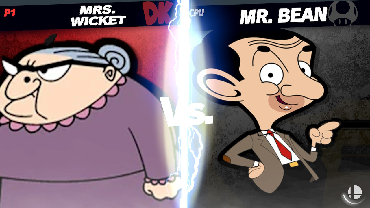 Mrs. Wicket (New Model) [Mr. Bean] Mod for Super Smash Bros. Ultimate ...