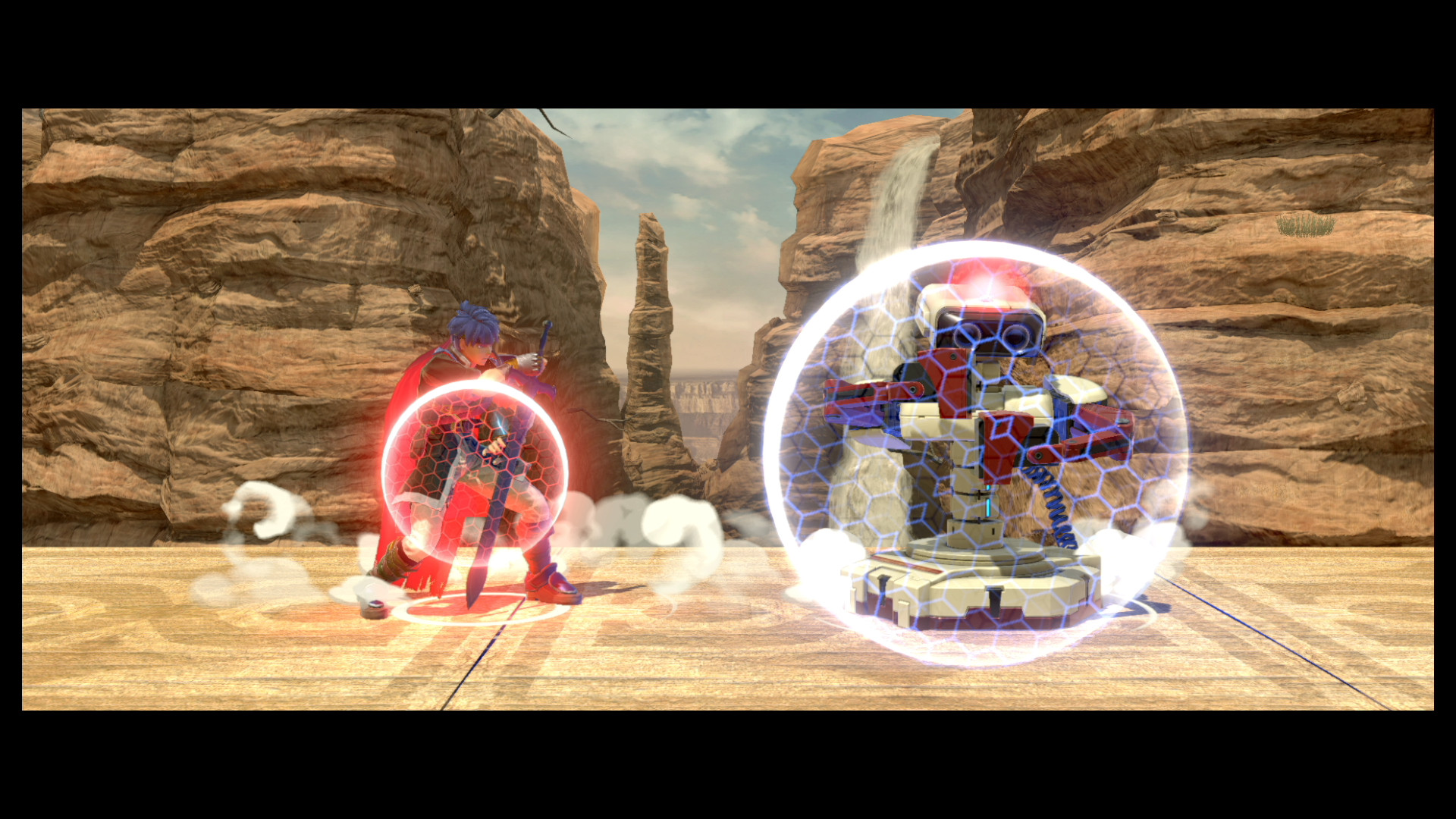 Hexagon pattern shield Mod for Super Smash Bros. Ultimate | SSBU Mods