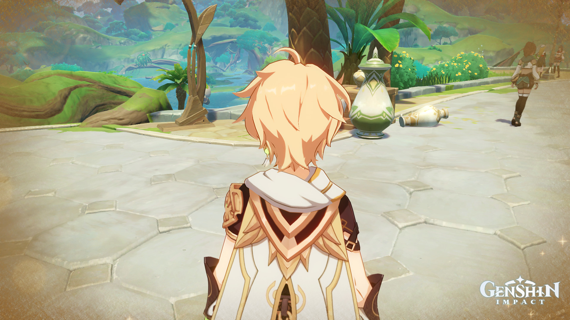 Aether Short Hair + No Midriff Mod for Genshin Impact | GI Mods