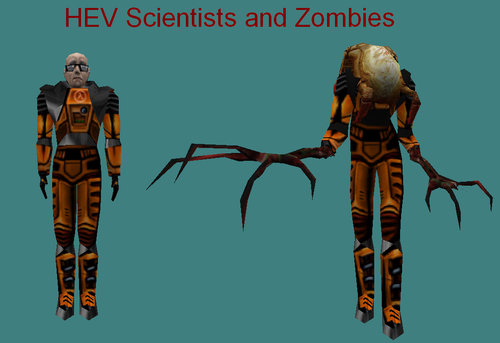 HEV Scientist and Zombies Mod for Half-Life | HL Mods